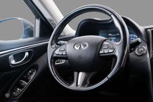 Grey Infiniti Q50 2015 in Kaunas, with an engine capacity of 2.20 L and mileage of 219 thousand km for 6990 €, photo 8 on AUTOMOTO.COM.LV