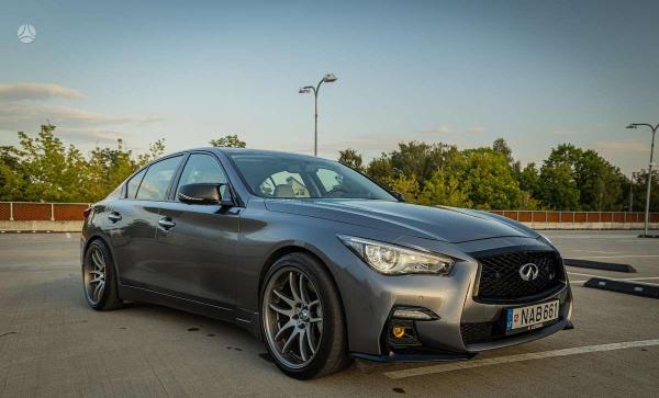 Pelēks Infiniti Q50 2016 Kauņa, ar dzinēja tilpumu 3.00 L un nobraukumu 48 tūkst. km par 14300 €, foto 5 vietnē AUTOMOTO.COM.LV