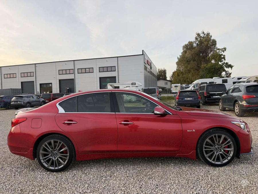 Sarkans Infiniti Q50 2017 Viļņa, ar dzinēja tilpumu 3.00 L un nobraukumu 129 tūkst. km par 10500 €, foto 9 vietnē AUTOMOTO.COM.LV