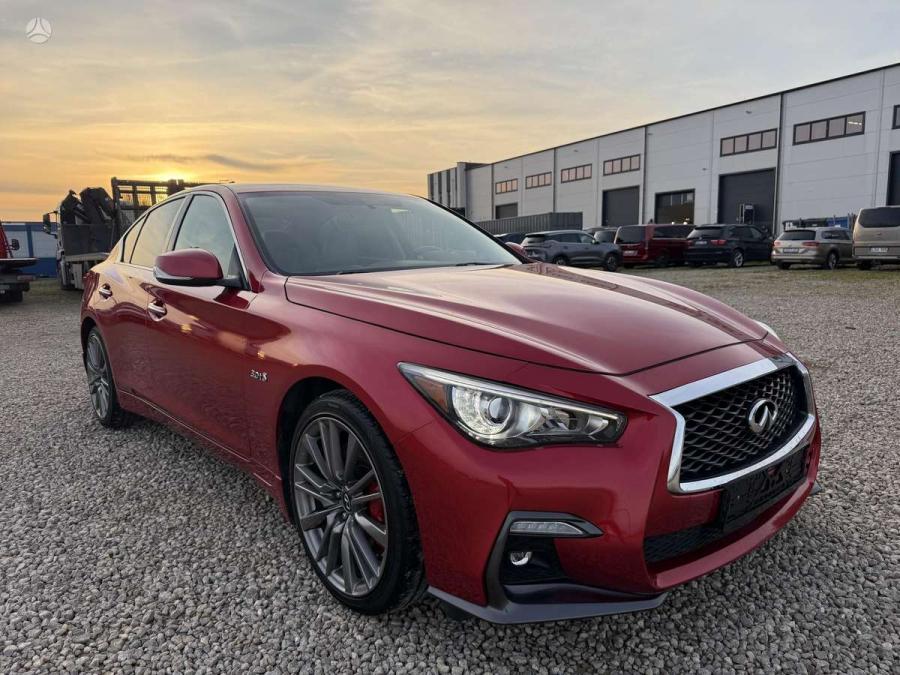 Sarkans Infiniti Q50 2017 Viļņa, ar dzinēja tilpumu 3.00 L un nobraukumu 129 tūkst. km par 10500 €, foto 10 vietnē AUTOMOTO.COM.LV
