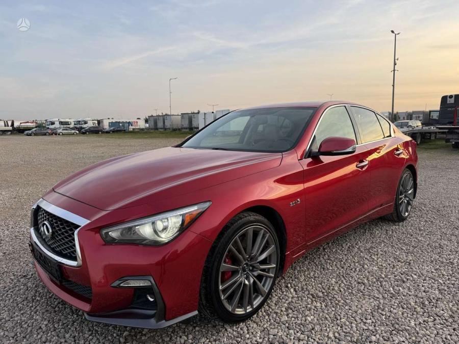 Sarkans Infiniti Q50 2017 Viļņa, ar dzinēja tilpumu 3.00 L un nobraukumu 129 tūkst. km par 10500 €, foto 11 vietnē AUTOMOTO.COM.LV
