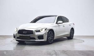 White Infiniti Q50 2015 in Vilnius, with an engine capacity of 2.14 L and mileage of 212 thousand km for 7502 €, photo  on AUTOMOTO.COM.LV