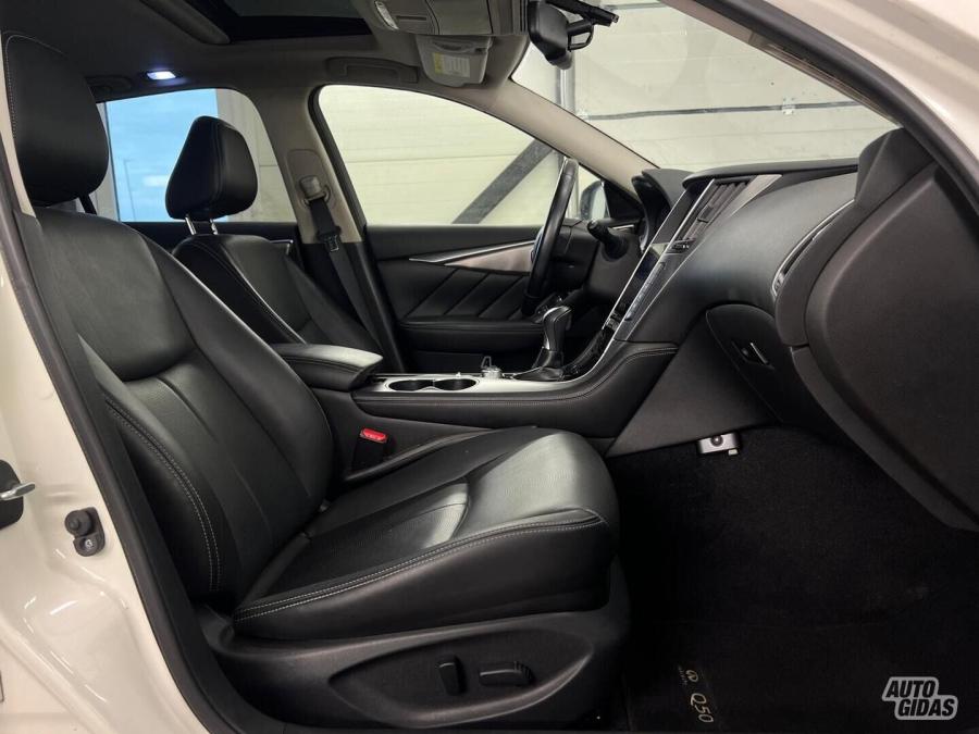 Balts Infiniti Q50 2015 Aukštieji Rusokai, ar dzinēja tilpumu 2.20 L un nobraukumu 230 tūkst. km par 6400 €, foto 31 vietnē AUTOMOTO.COM.LV