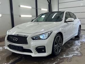 Balts Infiniti Q50 2015 Viļņa, ar dzinēja tilpumu 2.14 L un nobraukumu 230 tūkst. km par 6400 €, foto  vietnē AUTOMOTO.COM.LV