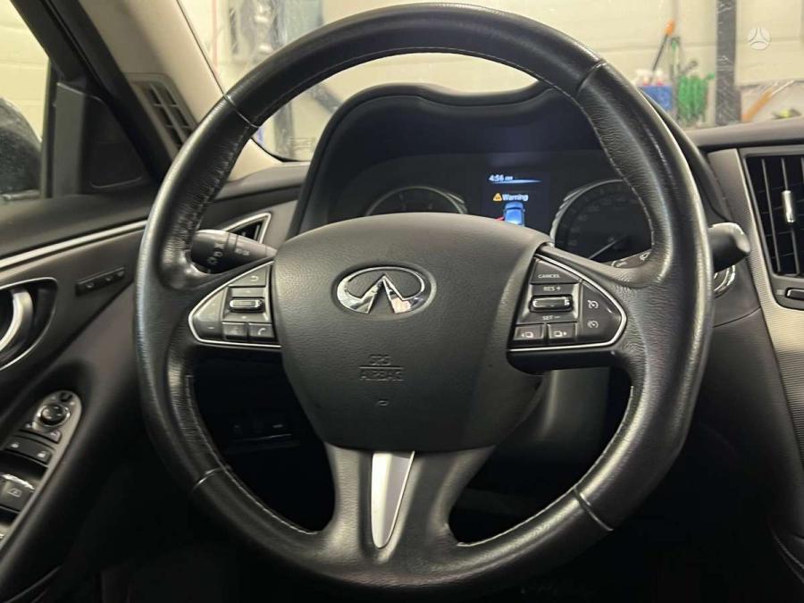Balts Infiniti Q50 2015 Viļņa, ar dzinēja tilpumu 2.14 L un nobraukumu 230 tūkst. km par 6400 €, foto 23 vietnē AUTOMOTO.COM.LV