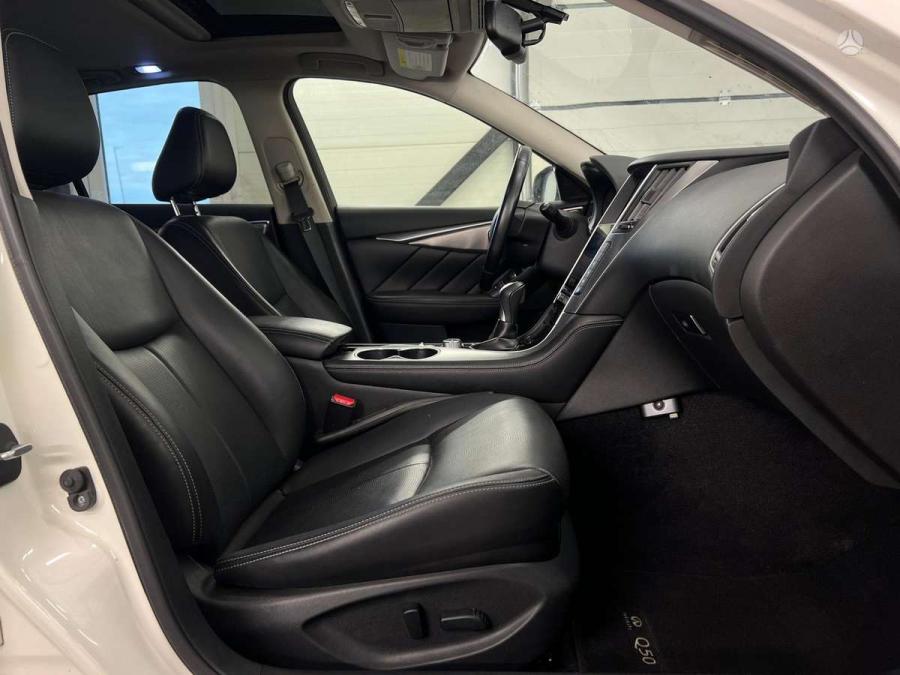 Balts Infiniti Q50 2015 Viļņa, ar dzinēja tilpumu 2.14 L un nobraukumu 230 tūkst. km par 6400 €, foto 31 vietnē AUTOMOTO.COM.LV