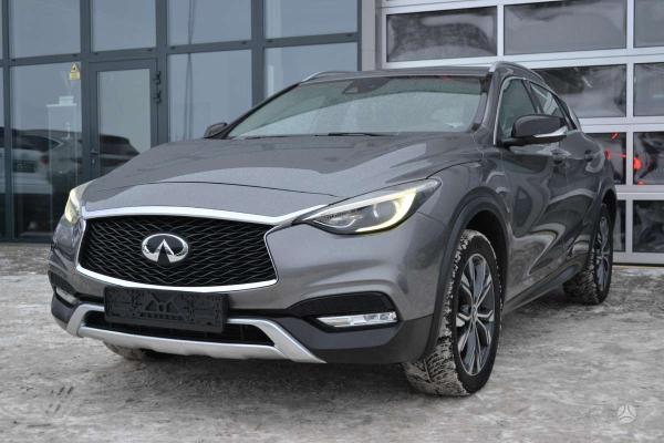 Grey Infiniti QX30 2016 in Vilnius, with an engine capacity of 2.14 L and mileage of 138 thousand km for 14500 €, photo 2 on AUTOMOTO.COM.LV