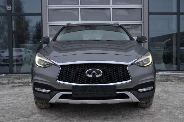 Grey Infiniti QX30 2016 in Vilnius, with an engine capacity of 2.14 L and mileage of 138 thousand km for 14500 €, photo 3 on AUTOMOTO.COM.LV