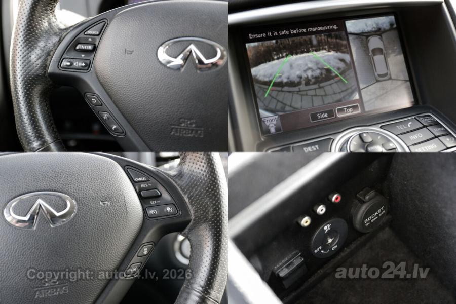 Black Infiniti QX50 2015 in Parnu, with an engine capacity of 3.00 L and mileage of 159 thousand km for 11800 €, photo 14 on AUTOMOTO.COM.LV