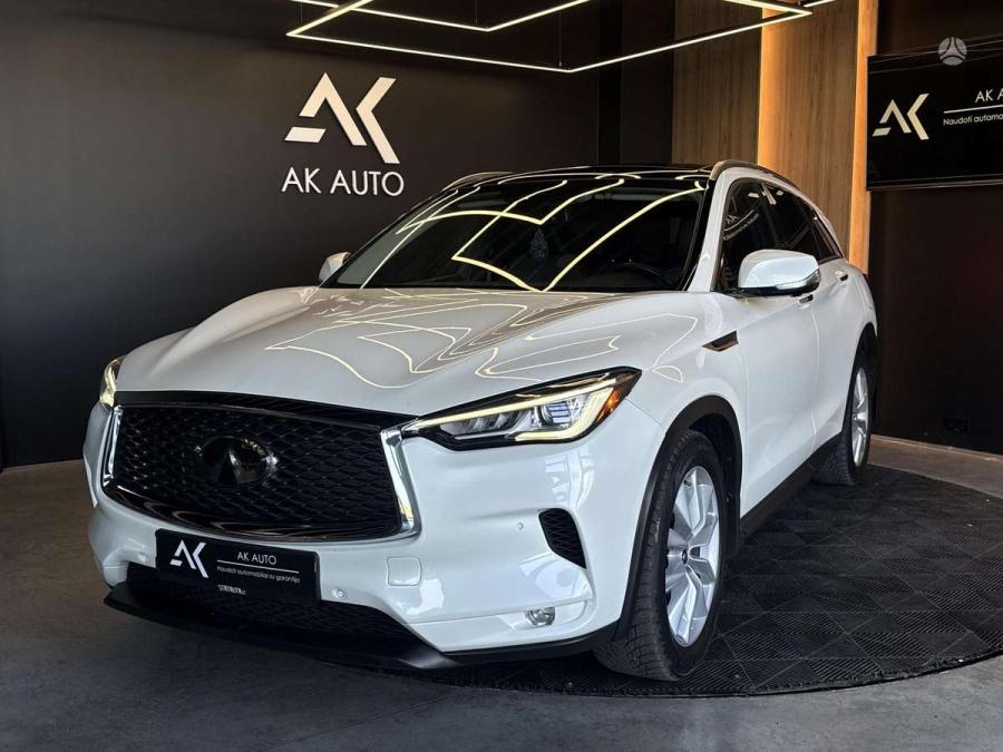 Белый Инфинити QX50 2019 в Каунас, объемом двигателя 2.00 л и пробегом 74 тыс. км за 19990 €, фото 6 на AUTOMOTO.COM.LV