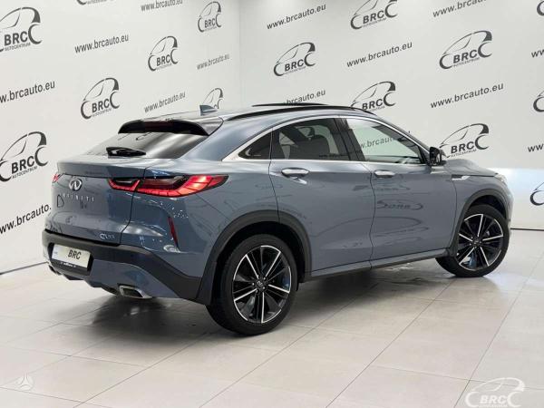 Zils Infiniti QX55 2023 Viļņa, ar dzinēja tilpumu 2.00 L un nobraukumu 24 tūkst. km par 29900 €, foto 4 vietnē AUTOMOTO.COM.LV