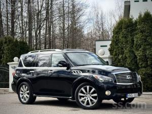 Melns Infiniti QX56 2012 Rīga, ar dzinēja tilpumu 5.60 L un nobraukumu 148 tūkst. km par 12000 €, foto 5 vietnē AUTOMOTO.COM.LV