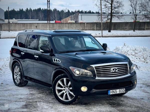 Черный Инфинити QX56 2012 в Рига, объемом двигателя 5.55 л и пробегом 148 тыс. км за 12000 €, фото 2 на AUTOMOTO.COM.LV
