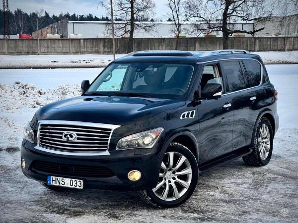 Черный Инфинити QX56 2012 в Рига, объемом двигателя 5.55 л и пробегом 148 тыс. км за 12000 €, фото 3 на AUTOMOTO.COM.LV