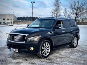 Черный Инфинити QX56 2012 в Рига, объемом двигателя 5.55 л и пробегом 148 тыс. км за 12000 €, фото 5 на AUTOMOTO.COM.LV