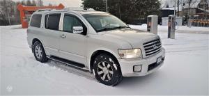 Pelēks Infiniti QX56 2005 Viļņa, ar dzinēja tilpumu 5.60 L un nobraukumu 292 tūkst. km par 4800 €, foto 2 vietnē AUTOMOTO.COM.LV