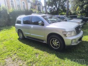 Pelēks Infiniti QX56 2006 Rīga, ar dzinēja tilpumu 5.60 L un nobraukumu 236 tūkst. km par 5200 €, foto 3 vietnē AUTOMOTO.COM.LV