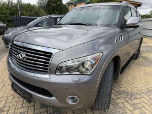 Pelēks Infiniti QX56 2011 Šauļi, ar dzinēja tilpumu 5.55 L un nobraukumu 137 tūkst. km par 7700 €, foto 14 vietnē AUTOMOTO.COM.LV