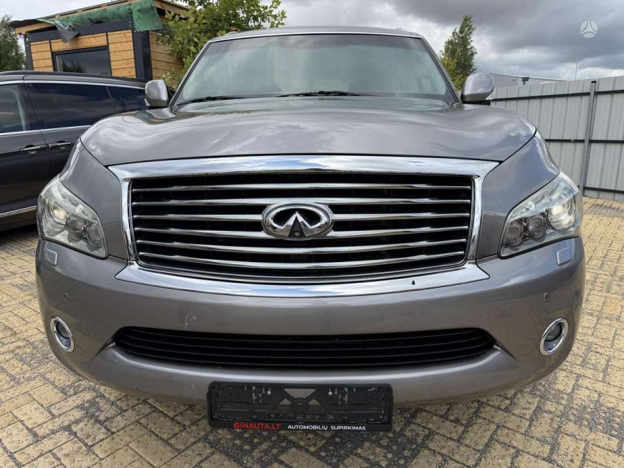 Pelēks Infiniti QX56 2011 Šauļi, ar dzinēja tilpumu 5.55 L un nobraukumu 137 tūkst. km par 7700 €, foto 16 vietnē AUTOMOTO.COM.LV