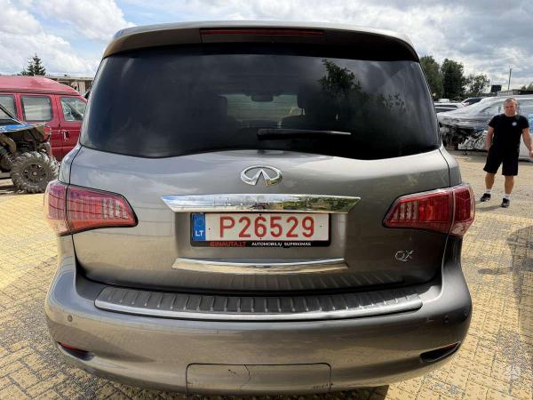 Pelēks Infiniti QX56 2011 Šauļi, ar dzinēja tilpumu 5.55 L un nobraukumu 137 tūkst. km par 7700 €, foto 9 vietnē AUTOMOTO.COM.LV