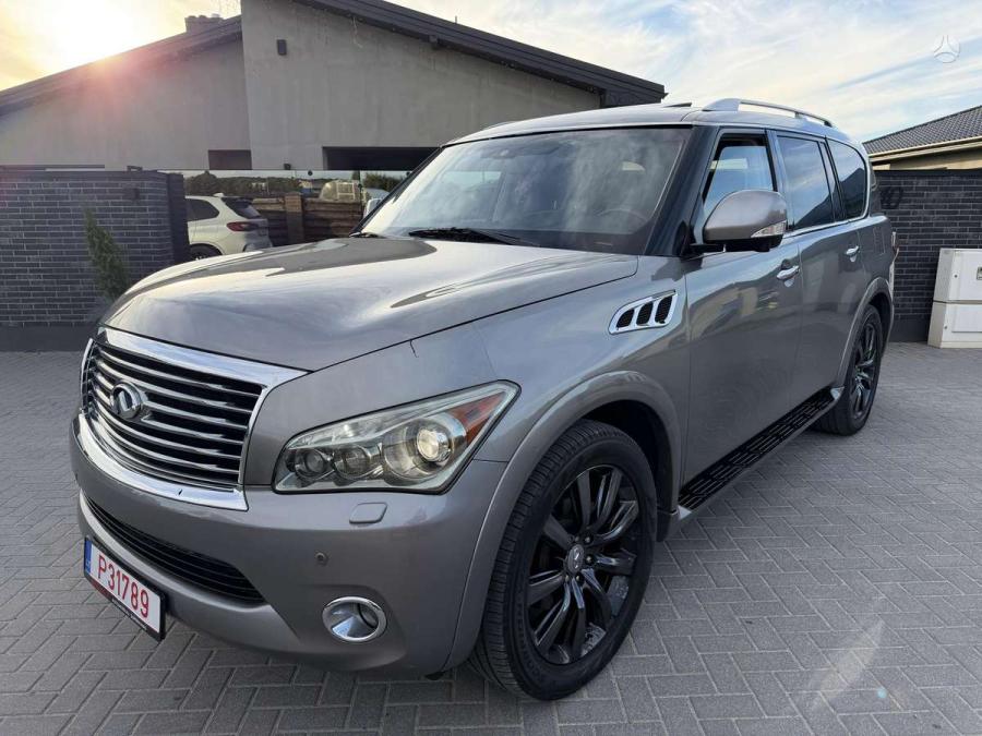 Серый Инфинити QX56 2011 в Шяуляй, объемом двигателя 5.55 л и пробегом 117 тыс. км за 8500 €, фото 3 на AUTOMOTO.COM.LV