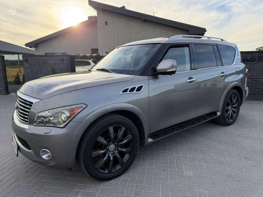 Серый Инфинити QX56 2011 в Шяуляй, объемом двигателя 5.55 л и пробегом 117 тыс. км за 8500 €, фото 4 на AUTOMOTO.COM.LV