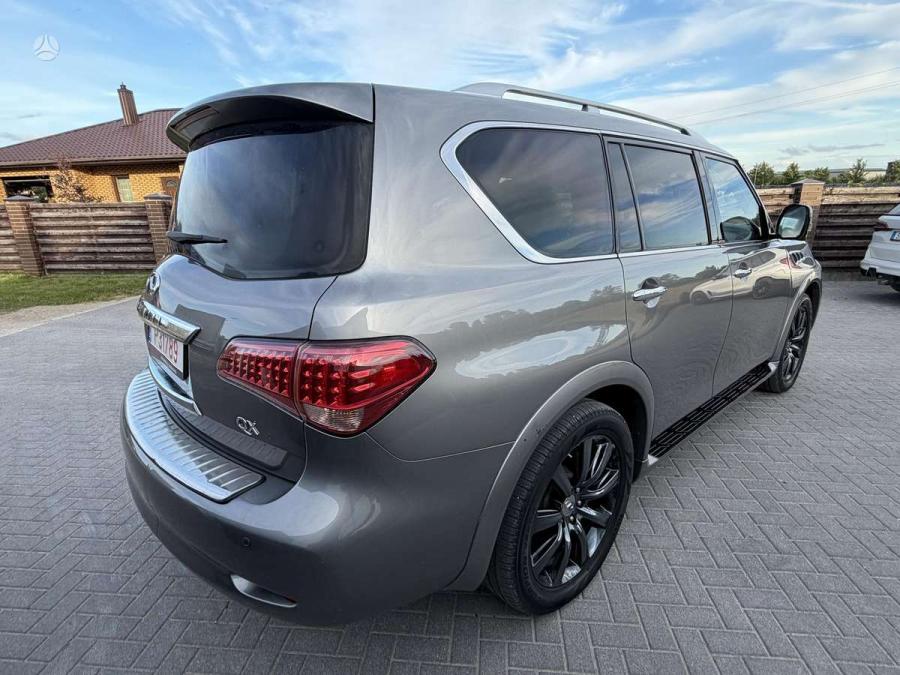 Серый Инфинити QX56 2011 в Шяуляй, объемом двигателя 5.55 л и пробегом 117 тыс. км за 8500 €, фото 9 на AUTOMOTO.COM.LV