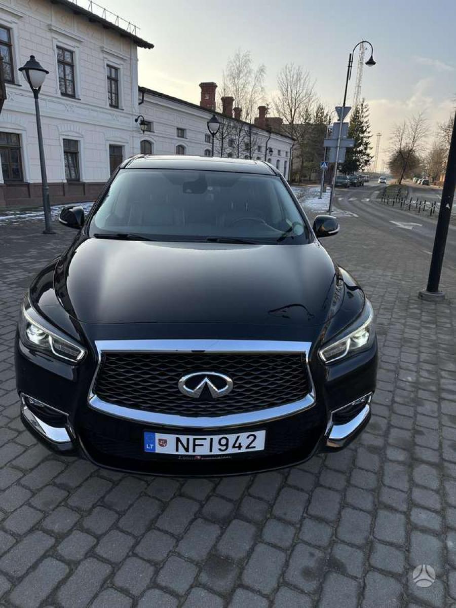Черный Инфинити QX60 2019 в Мажейкяй, объемом двигателя 3.50 л и пробегом 144 тыс. км за 24500 €, фото 3 на AUTOMOTO.COM.LV