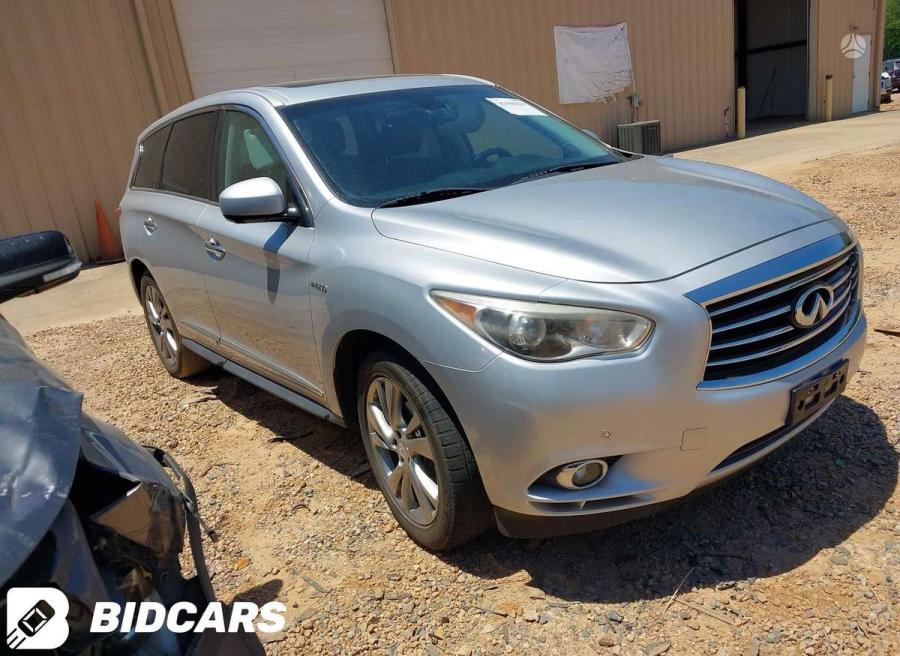 Pelēks Infiniti QX60 2014 Panevēža, ar dzinēja tilpumu 2.50 L un nobraukumu 111 tūkst. km par 7500 €, foto 1 vietnē AUTOMOTO.COM.LV