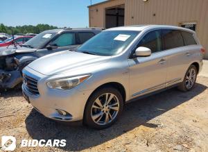 Pelēks Infiniti QX60 2014 Panevēža, ar dzinēja tilpumu 2.50 L un nobraukumu 111 tūkst. km par 7500 €, foto 3 vietnē AUTOMOTO.COM.LV