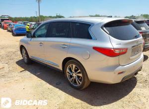 Pelēks Infiniti QX60 2014 Panevēža, ar dzinēja tilpumu 2.50 L un nobraukumu 111 tūkst. km par 7500 €, foto 4 vietnē AUTOMOTO.COM.LV