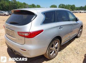 Pelēks Infiniti QX60 2014 Panevēža, ar dzinēja tilpumu 2.50 L un nobraukumu 111 tūkst. km par 7500 €, foto 5 vietnē AUTOMOTO.COM.LV