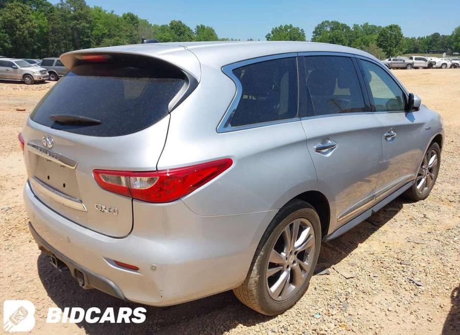 Pelēks Infiniti QX60 2014 Panevēža, ar dzinēja tilpumu 2.50 L un nobraukumu 111 tūkst. km par 7500 €, foto 5 vietnē AUTOMOTO.COM.LV