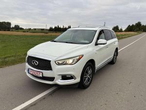 White Infiniti QX60 2017 in Telschi, with an engine capacity of 3.50 L and mileage of 170 thousand km for 6500 €, photo  on AUTOMOTO.COM.LV
