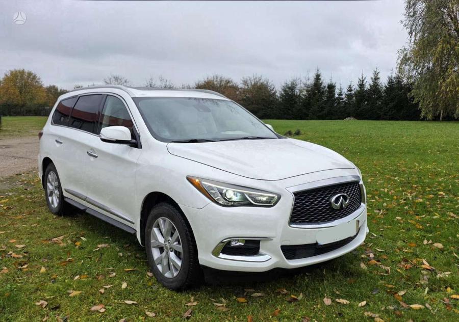 Белый Инфинити QX60 2019 в Клайпеда, объемом двигателя 3.50 л и пробегом 89 тыс. км за 21900 €, фото 1 на AUTOMOTO.COM.LV
