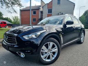 Melns Infiniti QX70 2015 Ignalina, ar dzinēja tilpumu 3.00 L un nobraukumu 96 tūkst. km par 9950 €, foto  vietnē AUTOMOTO.COM.LV