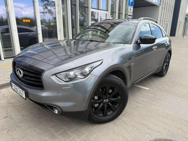 Pelēks Infiniti QX70 2015 Viļņa, ar dzinēja tilpumu 3.00 L un nobraukumu 163 tūkst. km par 9750 €, foto 4 vietnē AUTOMOTO.COM.LV