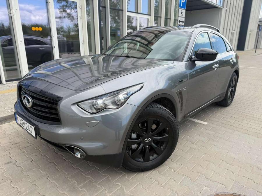 Pelēks Infiniti QX70 2015 Viļņa, ar dzinēja tilpumu 3.00 L un nobraukumu 163 tūkst. km par 9750 €, foto 5 vietnē AUTOMOTO.COM.LV