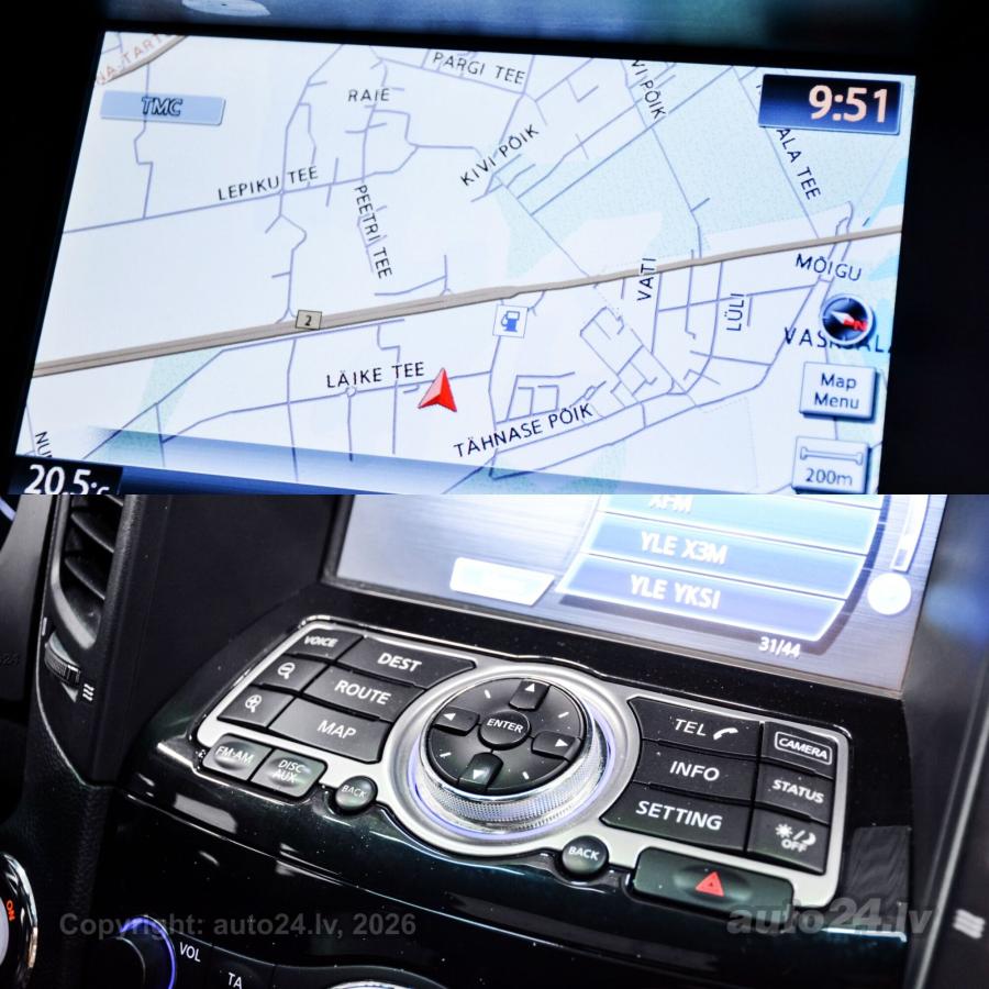 Серый Инфинити QX70 2015 в Таллин, объемом двигателя 3.00 л и пробегом 179 тыс. км за 14990 €, фото 25 на AUTOMOTO.COM.LV
