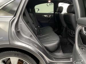 Grey Infiniti QX70 2016 in Vilnius, with an engine capacity of 2.99 L and mileage of 124 thousand km for 11900 €, photo 11 on AUTOMOTO.COM.LV