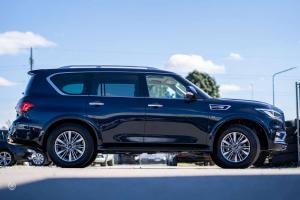 Zils Infiniti QX80 2018 Šauļi, ar dzinēja tilpumu 5.60 L un nobraukumu 105 tūkst. km par 31900 €, foto 10 vietnē AUTOMOTO.COM.LV