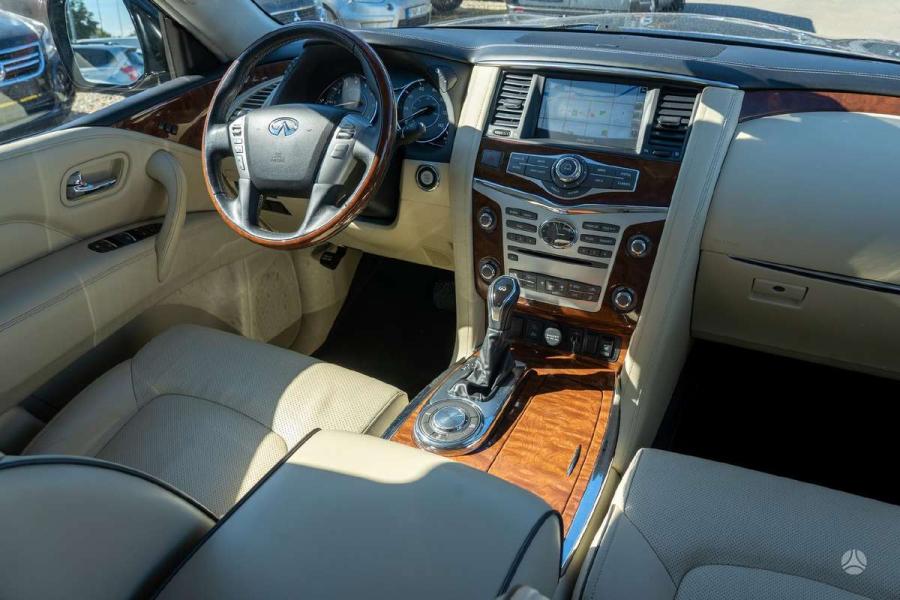 Zils Infiniti QX80 2018 Šauļi, ar dzinēja tilpumu 5.60 L un nobraukumu 105 tūkst. km par 31900 €, foto 17 vietnē AUTOMOTO.COM.LV