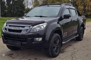 Black Isuzu D-Max 2016 in Rokiskis, with an engine capacity of 2.50 L and mileage of 193 thousand km for 8650 €, photo 4 on AUTOMOTO.COM.LV