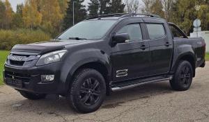 Black Isuzu D-Max 2016 in Rokiskis, with an engine capacity of 2.50 L and mileage of 193 thousand km for 8650 €, photo 8 on AUTOMOTO.COM.LV