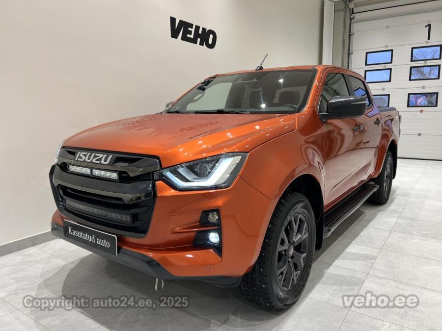 Orange Isuzu D-Max 2024 in Tallinn, with an engine capacity of 1.90 L and mileage of 74 thousand km for 36700 €, photo 1 on AUTOMOTO.COM.LV