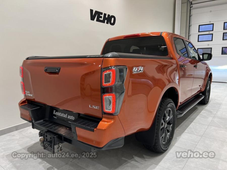 Orange Isuzu D-Max 2024 in Tallinn, with an engine capacity of 1.90 L and mileage of 74 thousand km for 36700 €, photo 2 on AUTOMOTO.COM.LV