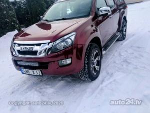 Sarkans Isuzu D-Max 2014 Repina, ar dzinēja tilpumu 2.50 L un nobraukumu 203 tūkst. km par 19600 €, foto  vietnē AUTOMOTO.COM.LV