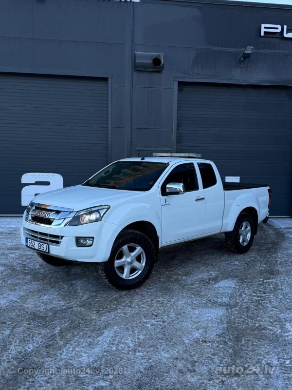 White Isuzu D-Max 2014 in Tallinn, with an engine capacity of 2.50 L and mileage of 128 thousand km for 12400 €, photo 1 on AUTOMOTO.COM.LV