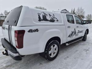 White Isuzu D-Max 2016 in Vilkaviskis, with an engine capacity of 2.50 L and mileage of 202 thousand km for 13100 €, photo 4 on AUTOMOTO.COM.LV