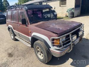 Sarkans Isuzu Trooper 1989 Rīga, ar dzinēja tilpumu 2.80 L un nobraukumu 0 tūkst. km par 1200 €, foto  vietnē AUTOMOTO.COM.LV